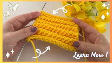 Unusual Knitting Pattern Beginner Friendly Tutorial Youtube