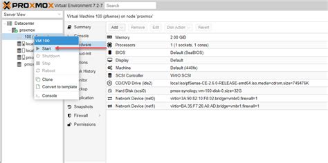 pfsense proxmox install process and configuration virtualization howto