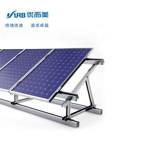 Yurb Solar Flat Roof Carbon Steel Photovoltaic Roofop Roof Bracket