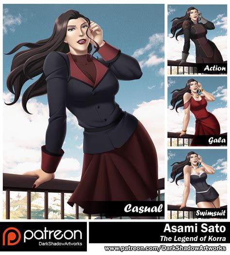 2018 05 Asami Sato The Legend Of Korra By Darkshadowartworks