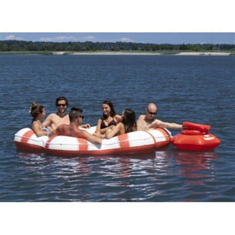 Swimline 6 Person Inflatable Island Swimming Pool Float 825 Feet In