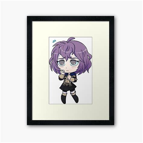 Bernadetta Fire Emblem Three Houses Chibi Cutie Framed Art Print