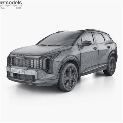 Kia Sportage Nq5 Hev 2025 3d 모델 다운로드 Crossover Suv On