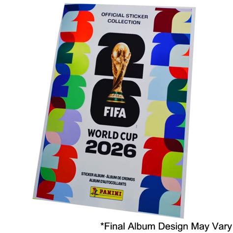 2026 Panini World Cup Soccer Sticker Sealed Box Model Panwcbox
