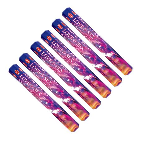 Hem Hexagon Love And Sex Incense Sticks Scent Of Ganges