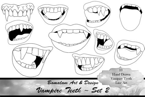 Vampire Teeth Cartoon