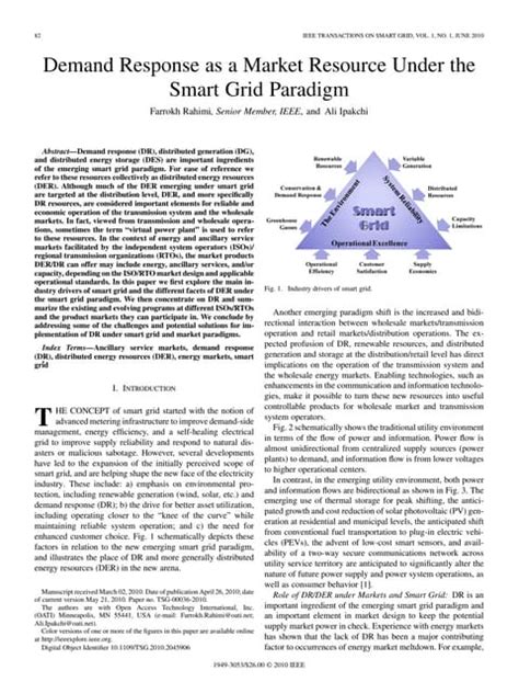 01012010 Demand Response Pdf Power And Energy Industry Industries