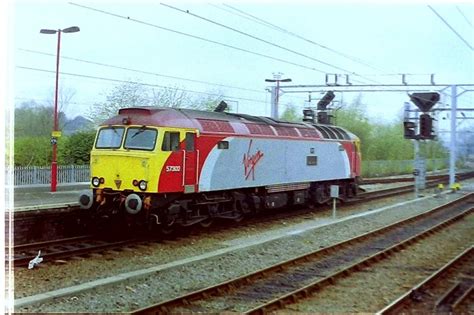 35mm Railway Colour Negative Class 57 302 At Stoke On Trent Pre