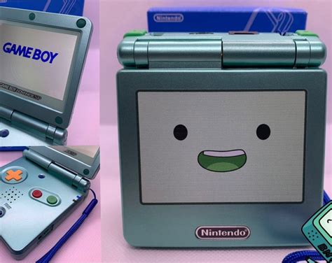 Bmo Beemo Custom Game Boy Advance Gba Sp Uv Printed Face With Ips V2