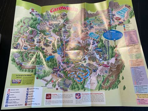 Carowinds Map