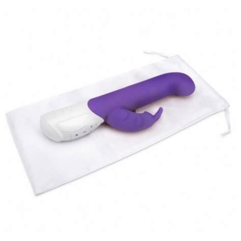 Rabbit Essentials Come Hither Rabbit Vibrator With Throbbing Shaft Purple Sex Toy Hotmovies