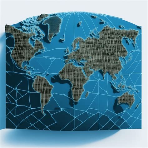 World Map On Grid Images Free Download On Freepik