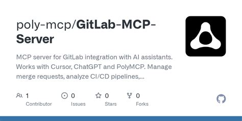 Github Poly Mcpgitlab Mcp Server Mcp Server For Gitlab Integration