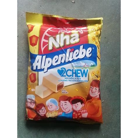 Alpenlibe Packaged Candy Milk Flavor And Black Sugar Milk Tea 65