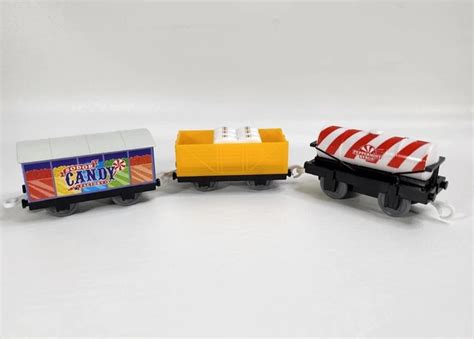 Thomas And Friends Trackmaster Sodor Candy Co Cargo Cars 2009 £17 69