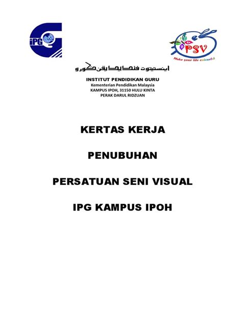 Kertas Kerja Penubuhan Persatuan | PDF