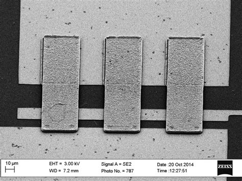 Sem Image Of Released Rf Mems Switches Used To Tune The Resonator Download Scientific Diagram