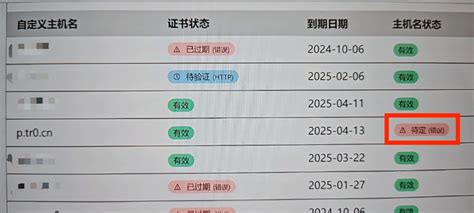 cloudflare自选节点时“主机名状态”显示错误，导致网站访问1001错误的解决方案。 雾创岛