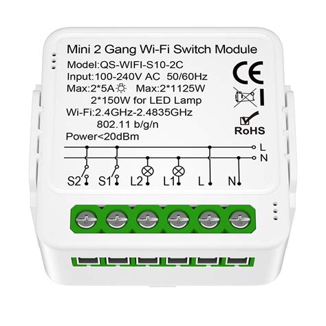 For Tuya Smart Wifi Switch Module 1 2 3 Gang Smart Breaker For Alexa