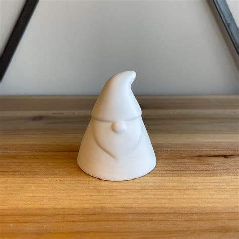 Pl022657 Led Ceramic White Gonk 7cm Christmas Christmas Gonks