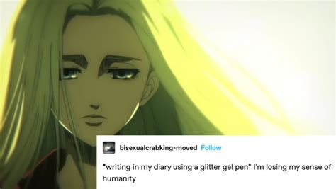 Paradis Devil🍒 ╭──────────♡─╮ Aot Characters As Text Posts