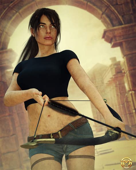Lara 3d Render Digital Art By My Fantasy 3d World