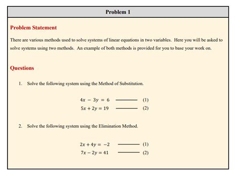 solved problem statement there are various methods used to