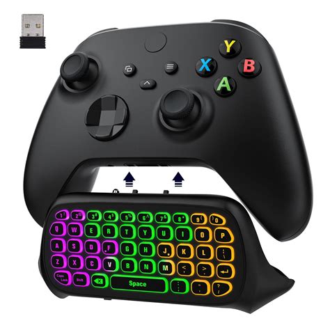 Moko Rgb Backlight Keyboard For Xbox One Controller Xbox Series Xs Wireless Chatpad Keypad W