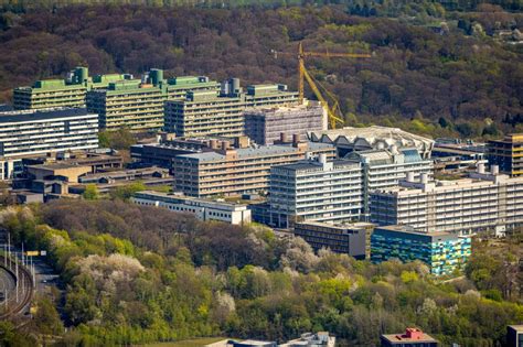 Bochum Aus Der Vogelperspektive Abriß Baustelle Zum Rückbau Des