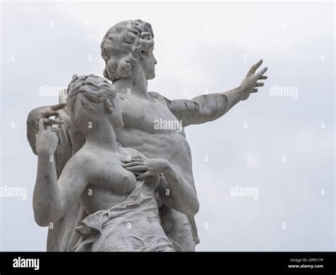Helios And Selene Sculpture In St Jacobs Park Opatija Croatia