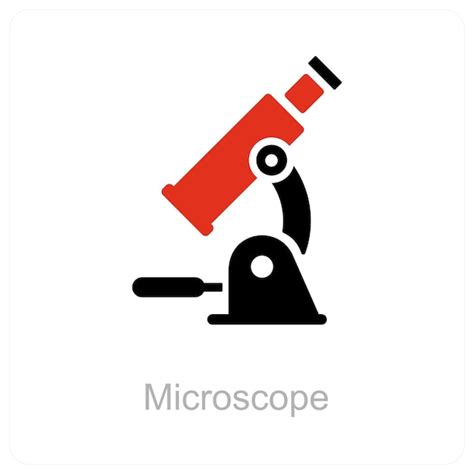 Premium Vector Microscope And Lab Equipment Icon Concept