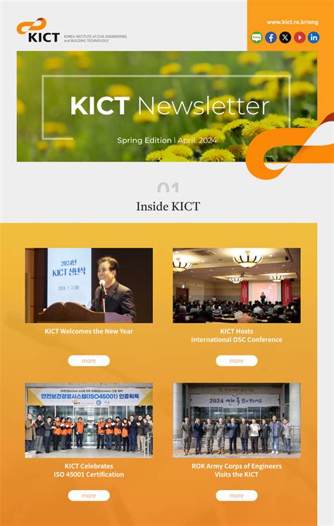 Kict Newsletter 2024 Spring Edition Newsletter News And Notice