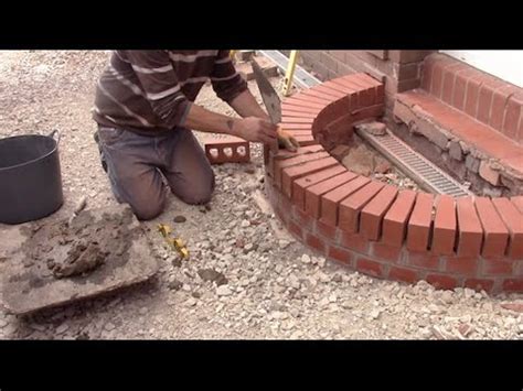 How To Build A Curved Brick Step Gardening Videos