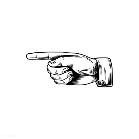 Hand Pointing Left