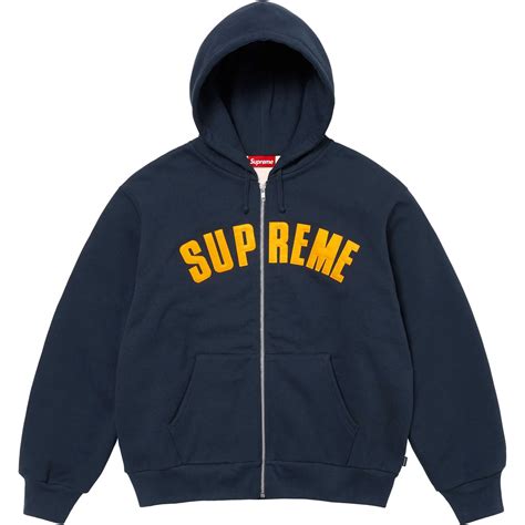 Arc Thermal Lined Zip Up Hooded Sweatshirt Supreme 24fw