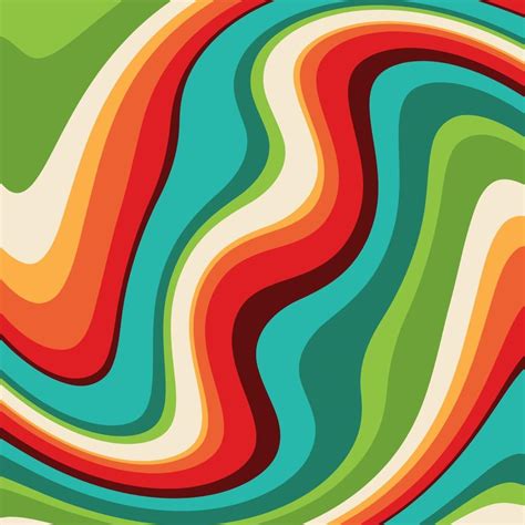 Abstract Background With A Retro Swirl Design 1988821 Vector Art At