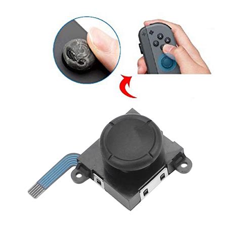 2 pcs 3d analog thumb joystick sticks sensor joystick replacement repair parts for nintendo