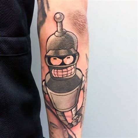 80 Futurama Tattoo Designs For Men