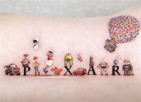 Colorful Disney Character Tattoos For Fans In 2025 Disney Tattoos