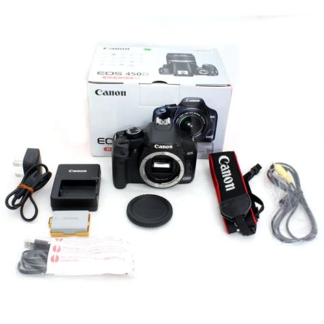 [used] Canon Eos 450d Slr Camera Body S N 0880224560 Excellent In Box Shutter Count