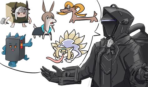 Amiya Suzuran Mudrock Dusk And Bondrewd Arknights And 1 More