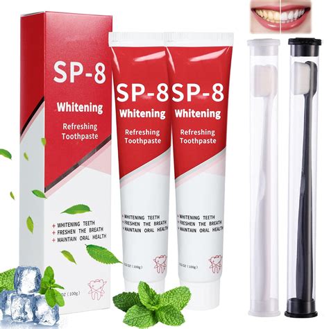 Sp 8 Ultra Whitening Toothpaste Sp 8 Probiotic Toothpaste Sp8 Probiotic Brightening Toothpaste