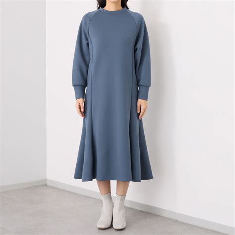 元町ゼラール もっちりきれいめ ジャージー マーメイドワンピース ファッション ワンピース／ドレス ジャージー 元町ゼラール通販・テレビ