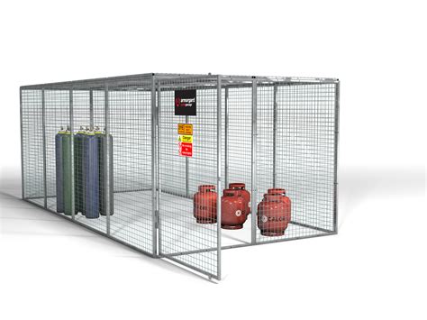 Gas Cage Storage Secure Gas Cylinder Storage Smi