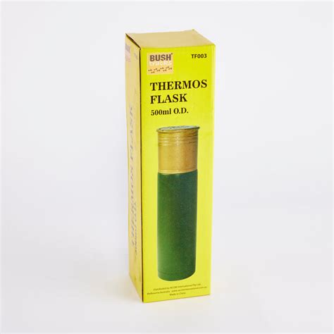 Thermos Flask 500ml Olive Bullet Shape Acom International