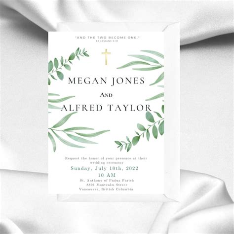 Holy Mass Invitation Wording
