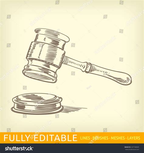 Gavel Drawing