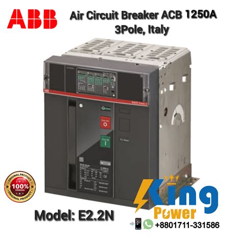 Abb Acb 1250a Italy 66ka 3pole New Low Voltage Air Circuit Breaker