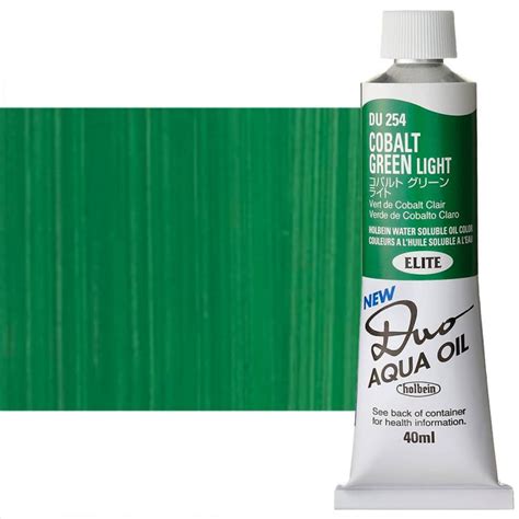Holbein Duo Aqua Water Soluble Oil Cobalt Green Light 40ml Elite