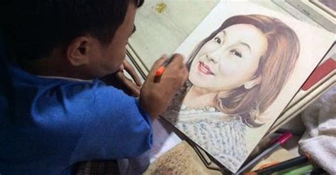 Iginuhit Ni Erwin Dayrit Si Mel Tiangco Ang Host Ng Magpakailanman